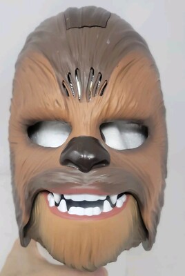 Star Wars Chewbacca Talking Mask 2015 Hasbro Chewie Wookie Halloween | eBay