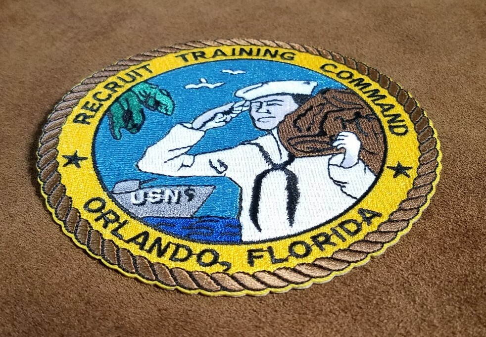 Patch US NAVY RECRUIT TRAINING COMMAND Embroidered Orlando FLORIDA | eBay