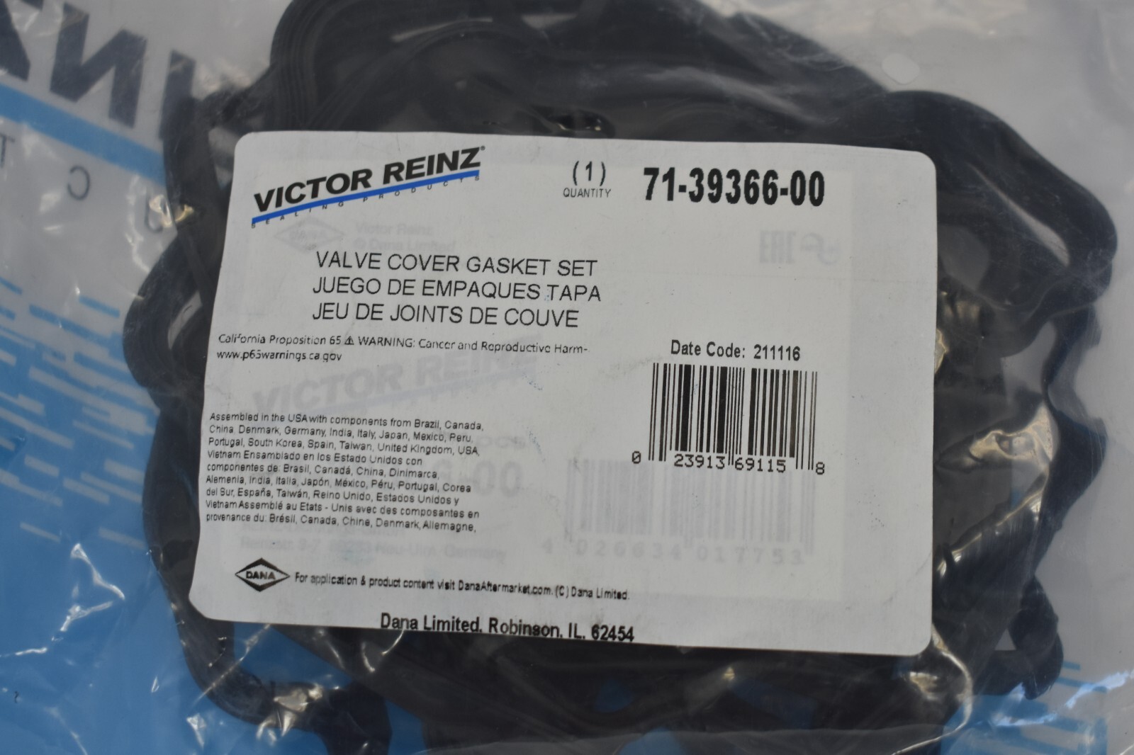 Victor Reinz Valve Cover Gasket Set Automotive Replacement Part 71 ...