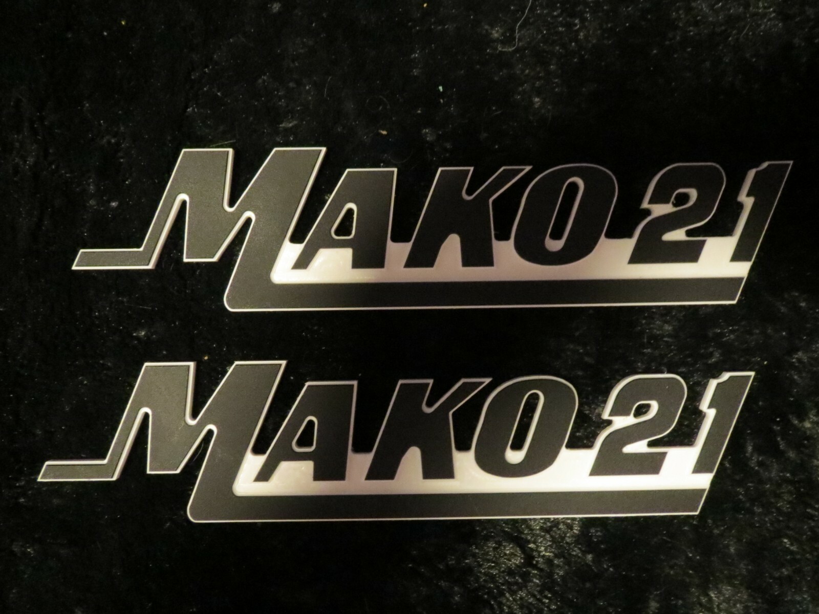 Mako Boat Emblems / Badges (Small) 2-3/8" High | eBay