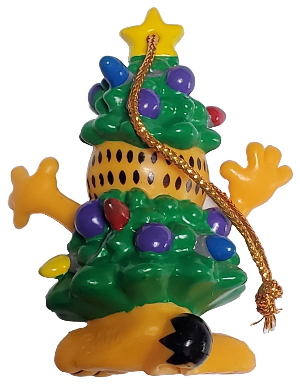 VTG Garfield Christmas Tree Hanging Holiday Ornament 2.5" | eBay