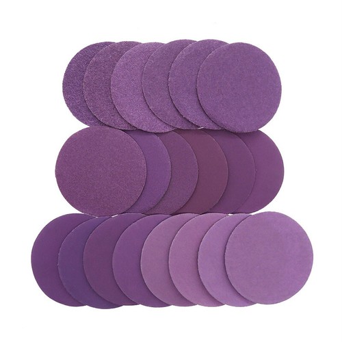 1~6 Inch Flocking Purple Sandpaper Disc P60~P10000 Grit 25mm~150mm Hook ...