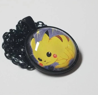 Pikachu Pendant - Up-cycled Pokemon Card Necklace | eBay