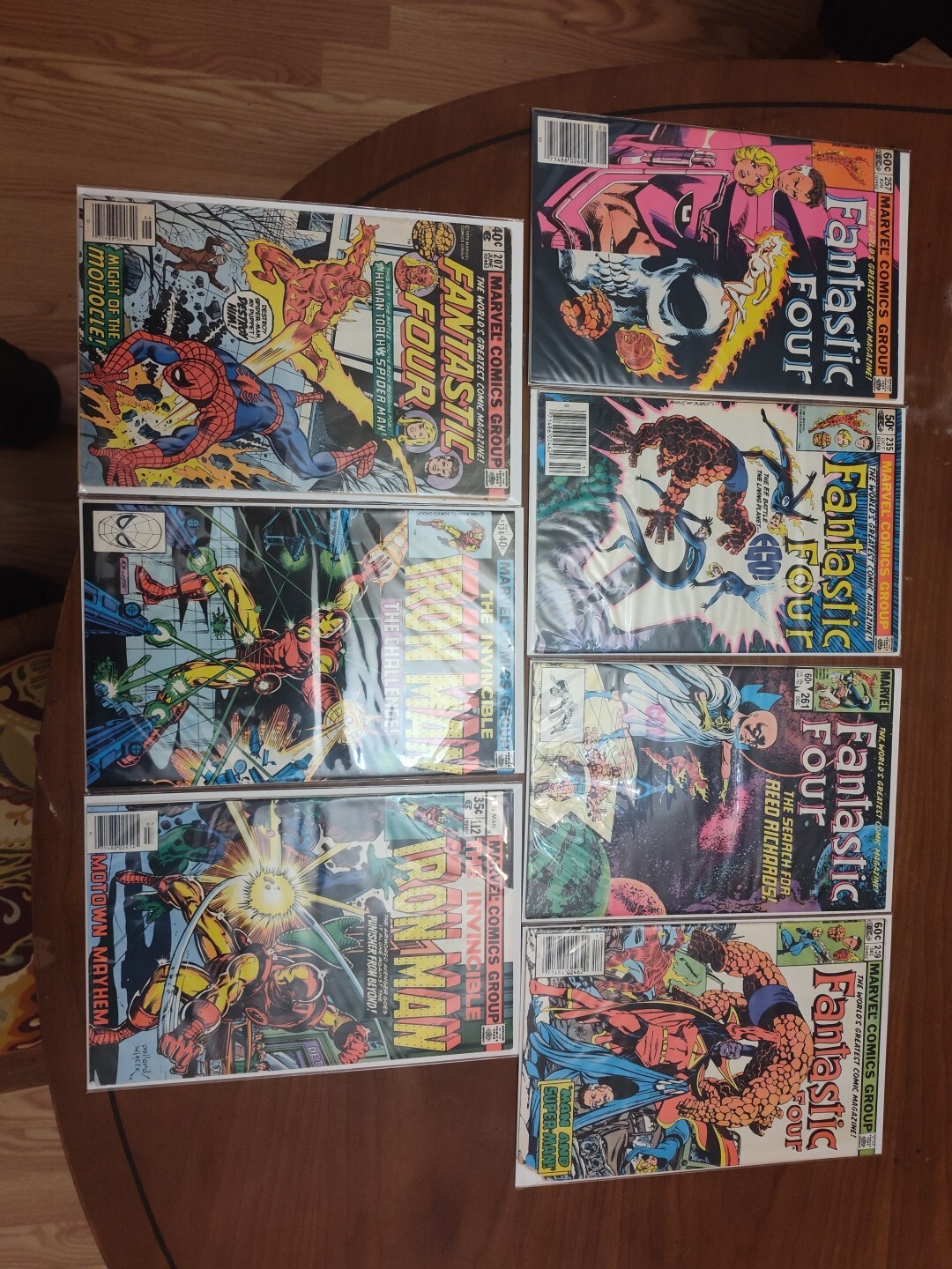 Old Marvel Fantastic Four And Iron Man Comics Lot Of 7 Cheap Keys | eBay
