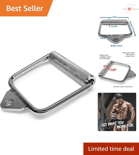 Straight Bar Cable Machine Attachment - 980LBS Weight Capacity ...