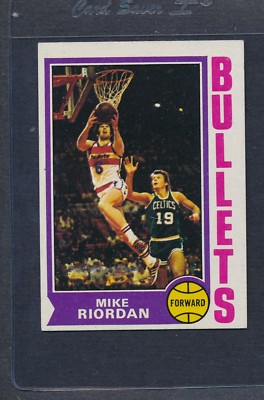 1974/75 Topps #102 Mike Riordan Bullets EX *85 | eBay