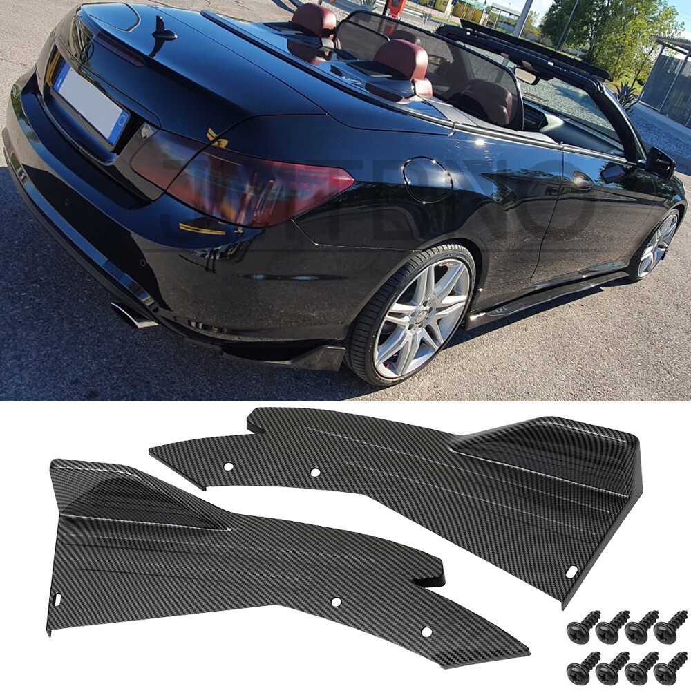 Car Rear Bumper Lip Side Splitter Diffuser Spoiler For Mercedes-Benz ...