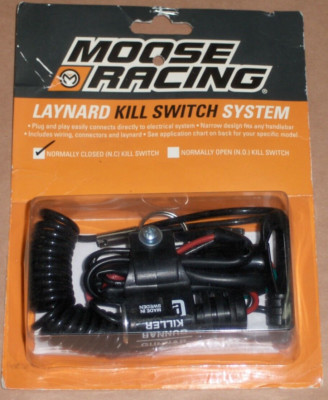 Moose Normally Closed Kill Switch for Battery-Type Ignition # 2106-0153 ...