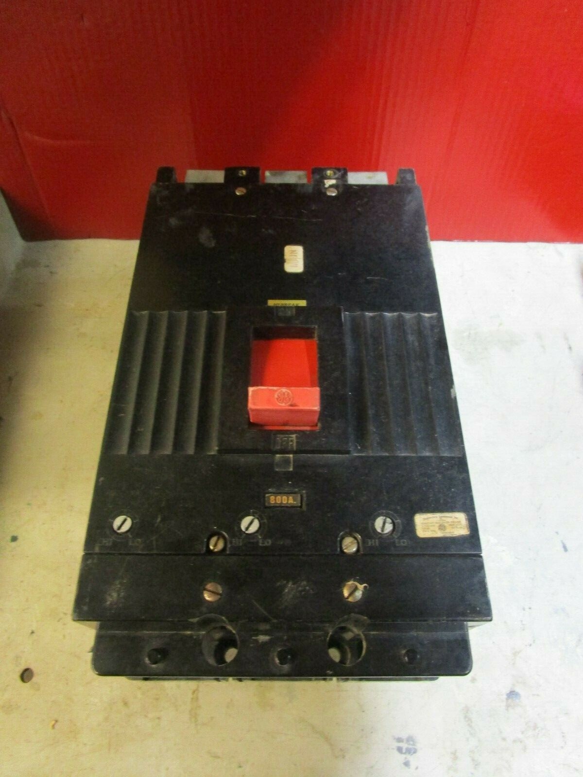 GE GENERAL ELECTRIC BREAKER THKM836F000 800A 800 AMP 600Vac 3 POLE W ...
