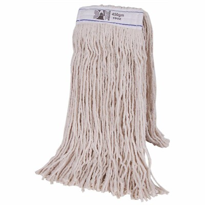 10 KENTUCKY 16oz 450G Heavy Duty Mop Heads Cotton Thick TWINE CHSA ...