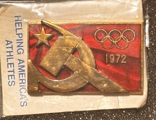XX Olympic GAME MUNCHEN 1972 . Soviet Badge Federation Enamel Heavy ...