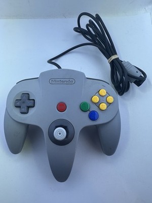 Nintendo 64 Gray Controller OEM N64 Original Authentic Tested Working ...