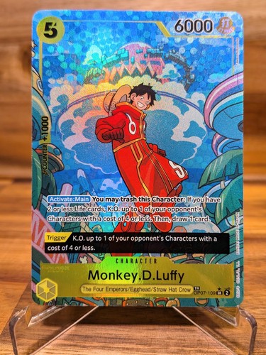 Monkey D. Luffy OP07-109 | Treasure Rare (TR) SR Alt | One Piece TCG EN ...