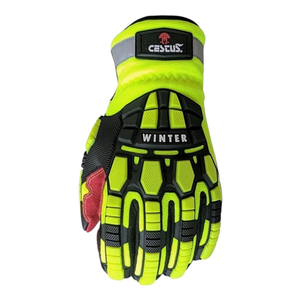 Cestus Deep III Pro Winter Work Gloves XL 11 Hi-Vis Impact Protective ...