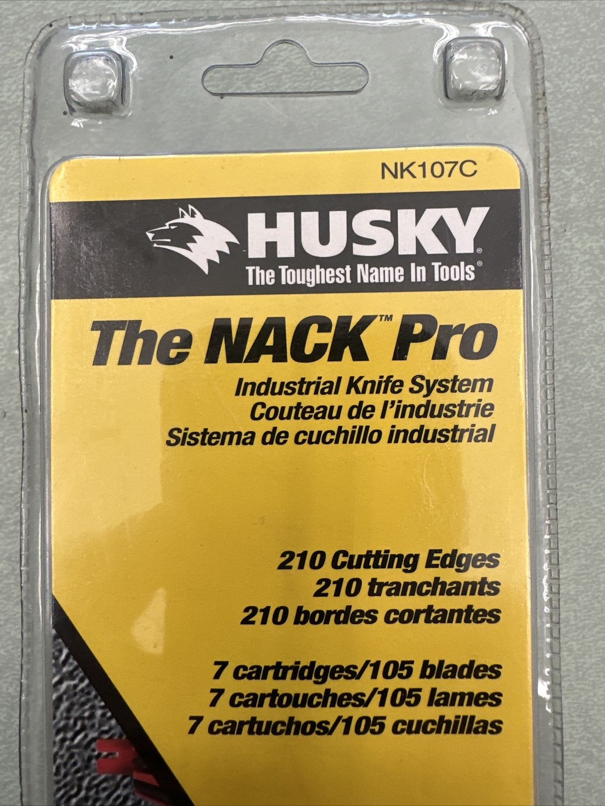 Husky The Nack Pro Industrial Knife System 7 Cartridges NK107C for sale ...
