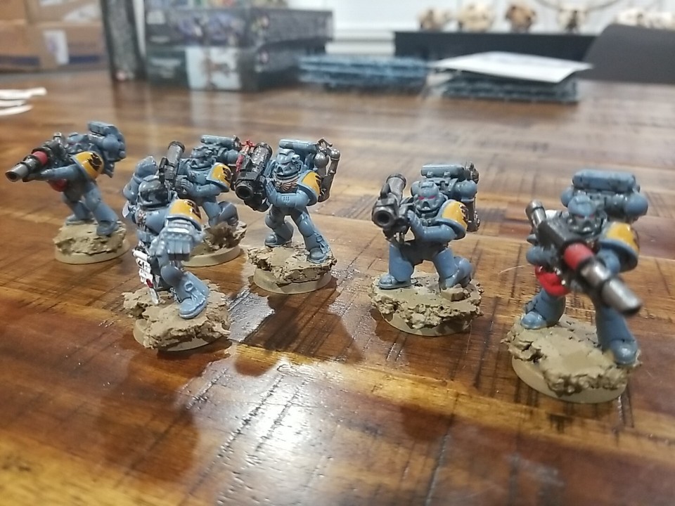 warhammer 40k space wolves long fangs | eBay