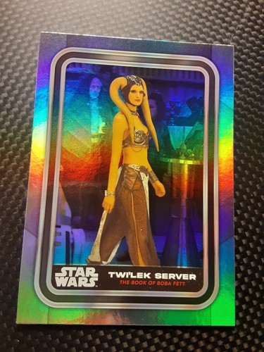 2023 Topps Star Wars Flagship RAINBOW FOIL Parallel Card TWI'LEK SERVER ...