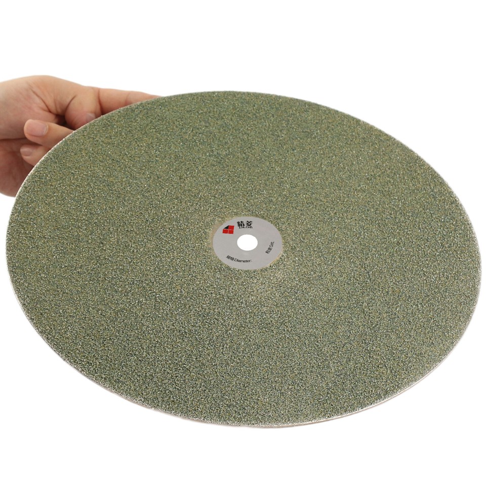 12" inch Diamond Grinding Disc Grit 46-2000 Flat Lap Disk Abrasive ...
