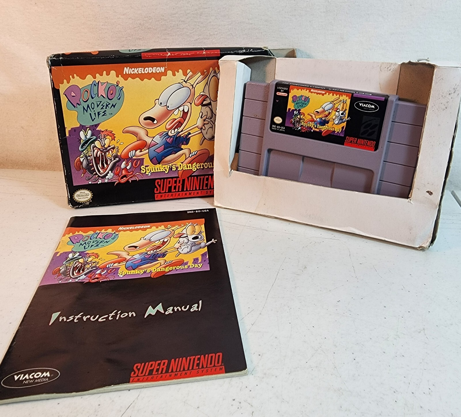 Rocko's Modern Life (SNES, 1992) Authentic | Complete in Box | eBay