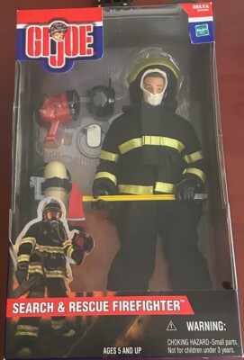 Hasbro GI Joe 12” Search & Rescue Firefighter Classic 2001 Delta Asst ...
