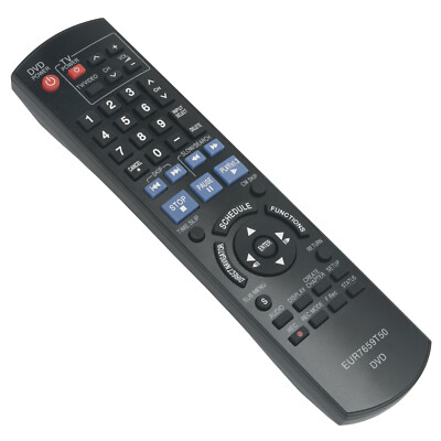 EUR7659T50 Replace Remote Control for Panasonic DVD Recorder DMR-EZ17K ...