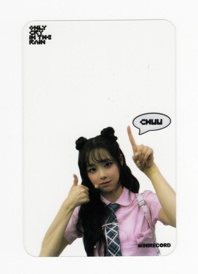 CHUU - Only cry in the rain [MINI RECORD] VIDEO CALL EVENT EXCLUSIVE PHOTOCARD | eBay