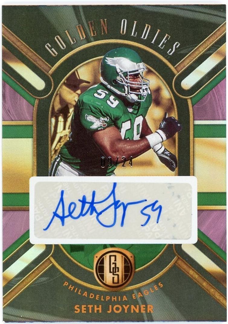 2024 Panini Gold Standard - Golden Oldies Autographs Seth Joyner #GO ...