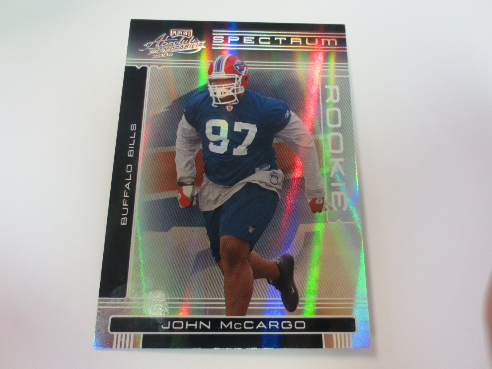 2006 Playoff Absolute Spectrum John McCargo Card #180 Serial #15/100 | eBay