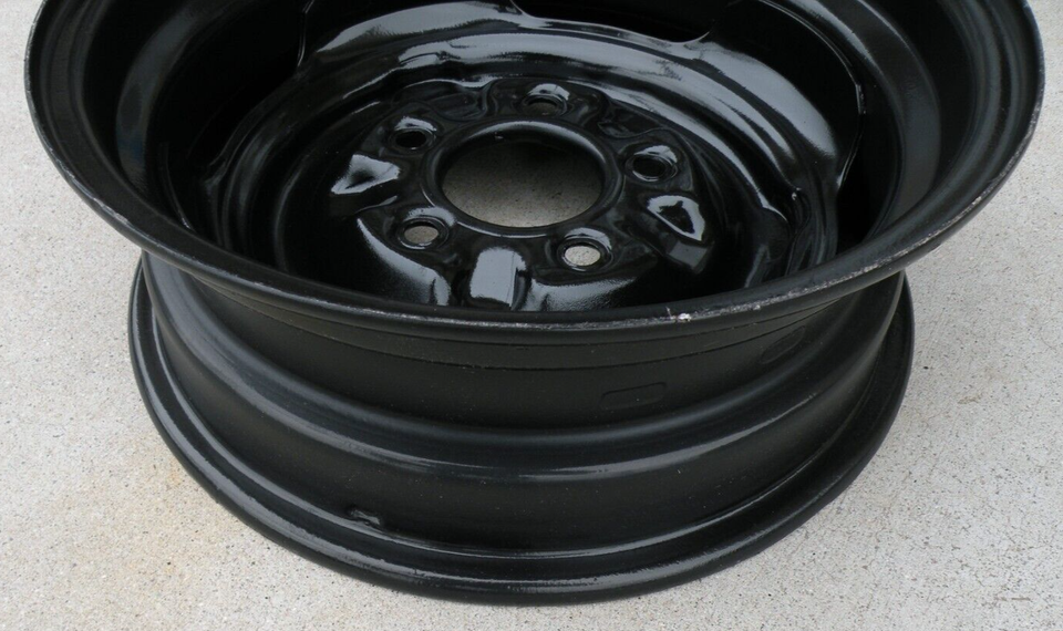 STEEL CASE RIM WHEEL 14 INCH 5 14X5 THUNDERBIRD OEM 1958-1966 5X4.5 ...