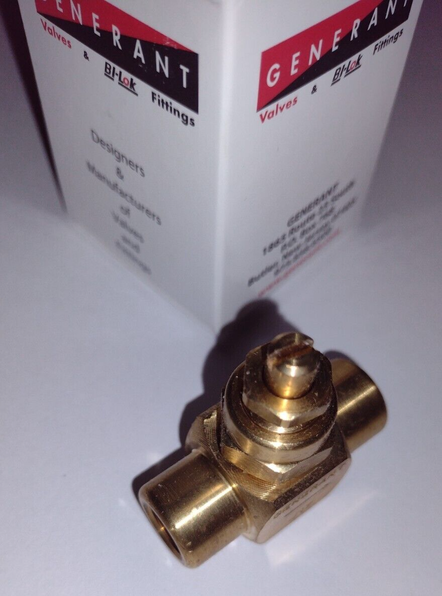 Steris Generant P083630001 1/8" Needle Valve P083630 001 - NEW | eBay