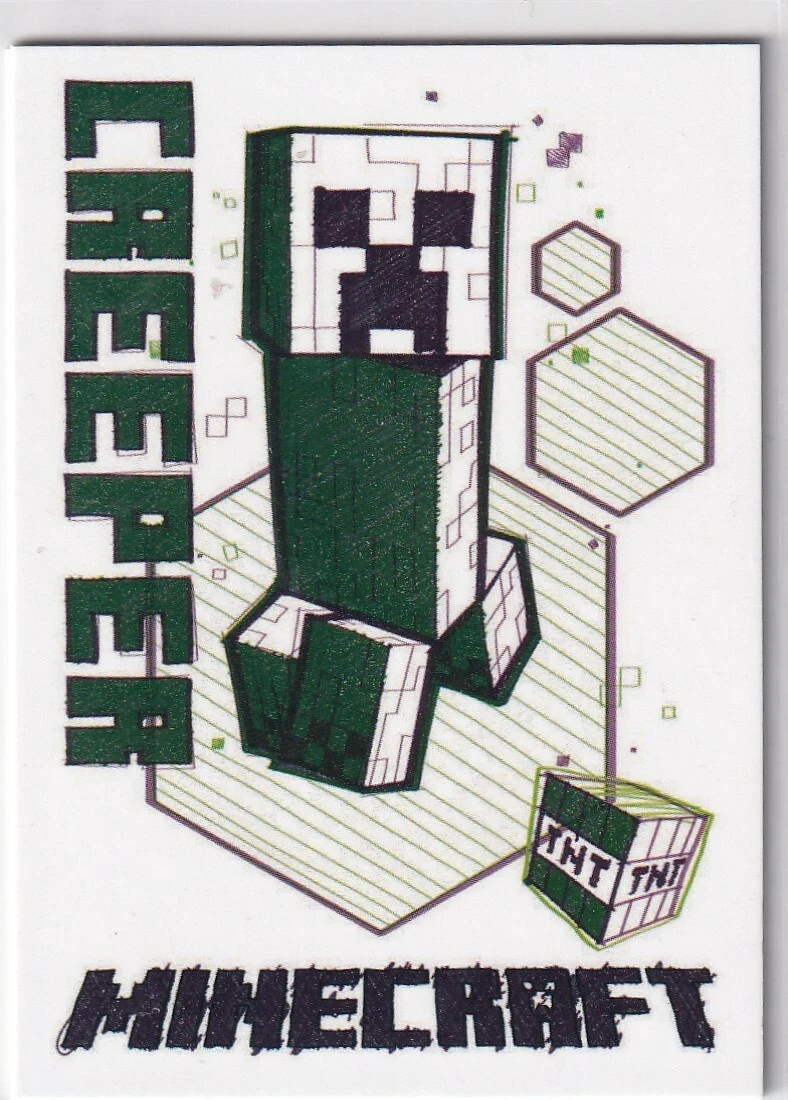 Minecraft Creeper Pokemon Card