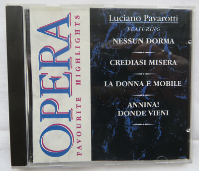 Opera Favourite Highlights: Luciano Pavarotti - 9 Tracks - CD | eBay
