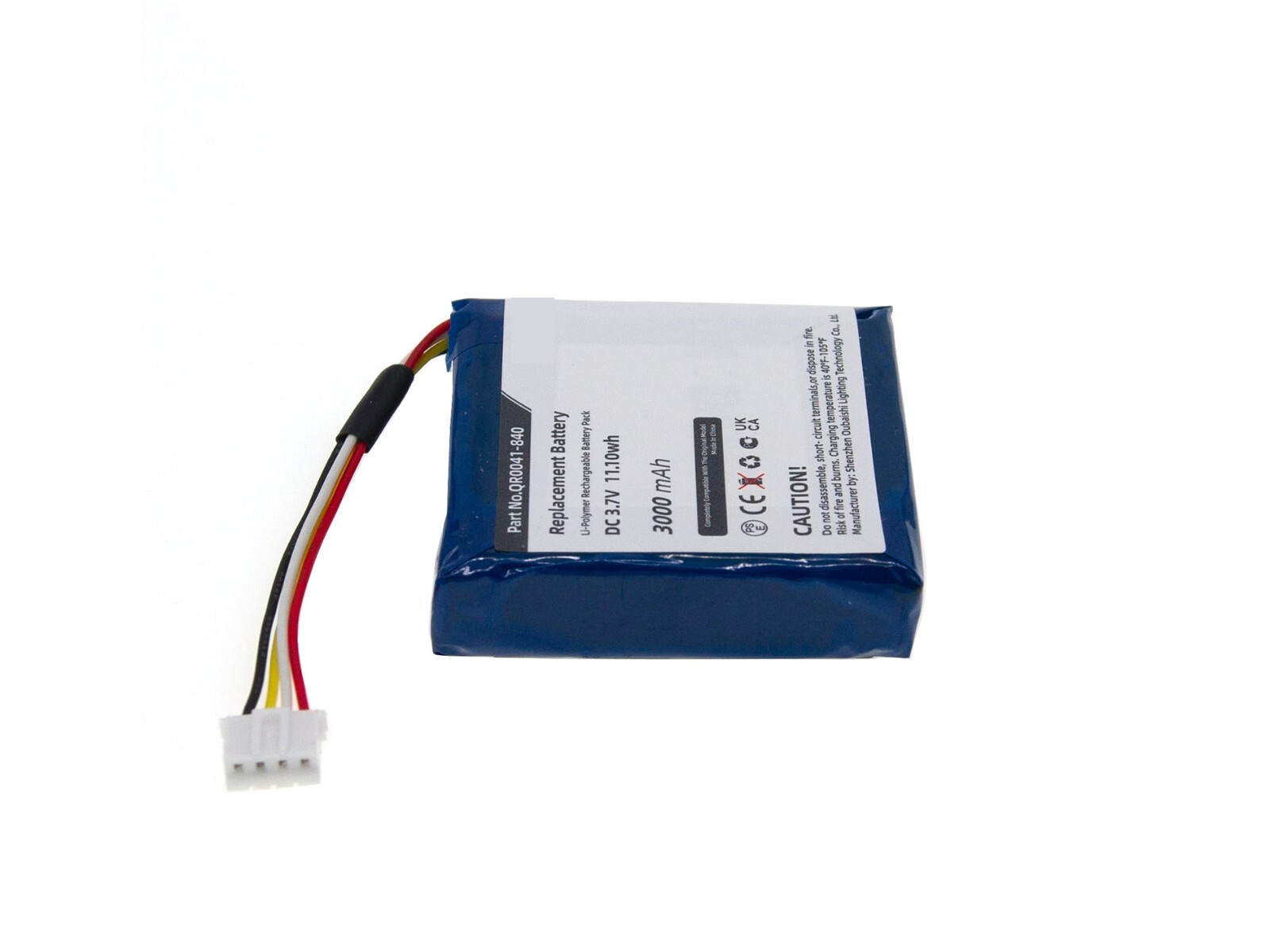 Battery for Qolsys IQ Panel 2 Replacement QR0041-840 SP584646-1S2P New ...