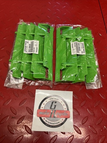 NEW KAWASAKI KX125 KX250 KX500 KDX200 KDX250 RADIATOR GUARDS 14037-1099 ...