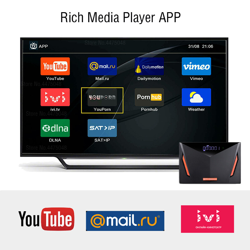 GTMEDIA V8 UHD 4K Sat Receiver For Mars Sky uk Decoder DVB-S2/S2X/T2/C ...