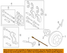 MERCEDES Mercedes-Benz OEM Gl350 Anti-lock Brakes-rear Speed Sensor ...