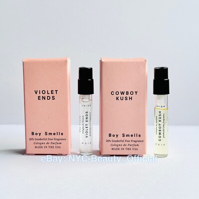 2pc - Boy Smells Violet Ends & Cowboy Kush Cologne De Parfum Spray ...