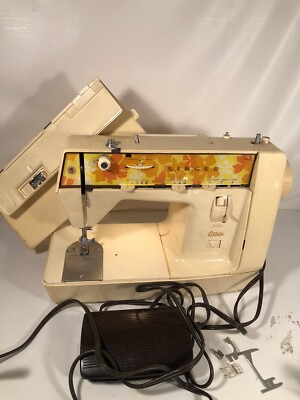 Vintage Genie Singer 353 Portable Zig Zag Sewing machine with Foot ...