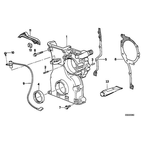 8x Original BMW 07119906123 - Sechskantschraube mit Scheibe M6X30-ZNNIV ...