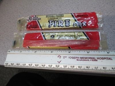 Jolly Rancher FIRE STIX 1960s (1) hot cinnamon candy pack MIP Beatrice ...
