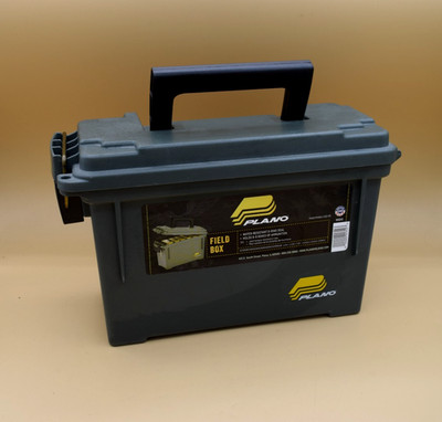 Plano Field Ammo Box, OD Green, Lockable Ammunition Storage Box with ...