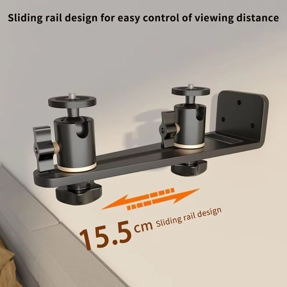 360 Rotatable Projector Stand Multi-angle Adjustable Wall-Mount Bracket ...