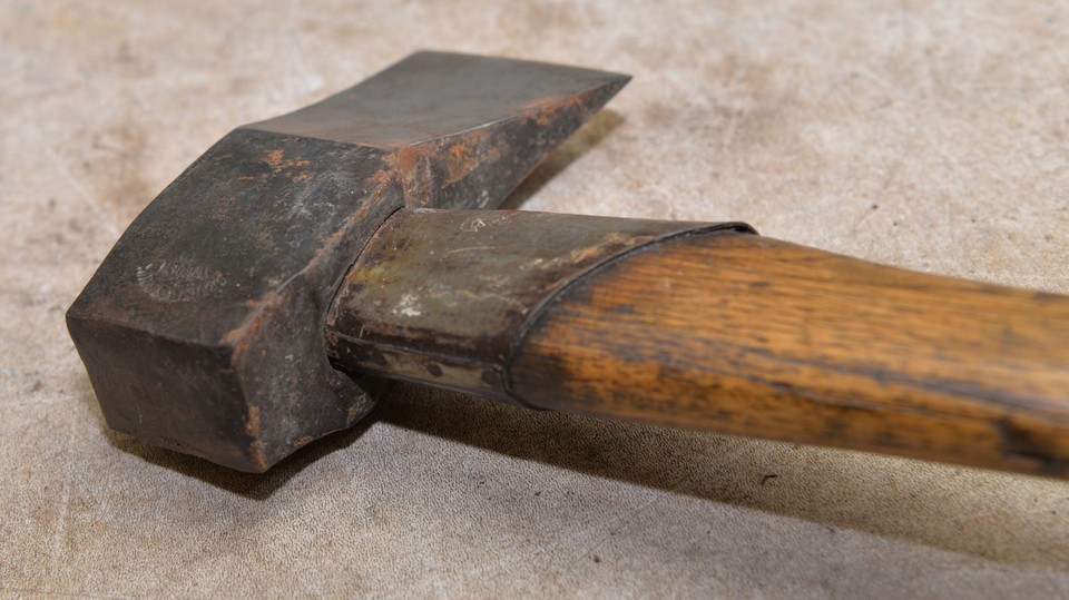 Vintage Gransfors Bruks Sweden LH camp axe splitting maul firewood tool ...