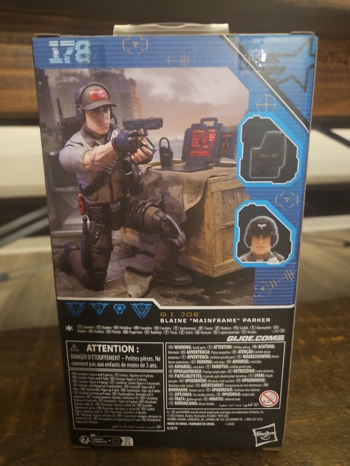 G.I. Joe Classified Series #178 Blaine “Mainframe” Parker Action Fig ...