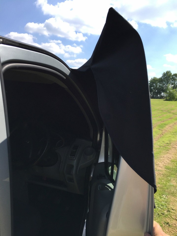 Ford Transit Custom Front Window Screen Cover Black Out Blind Frost ...