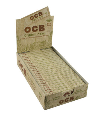 24pc Display -OCB® Organic Hemp Rolling Papers - 1 1/4" | eBay