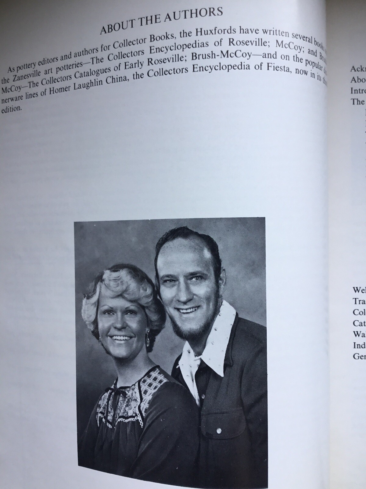 Weller Pottery Collector's Encyclopedia by Sharon And Bob Huxford, 1979 ...