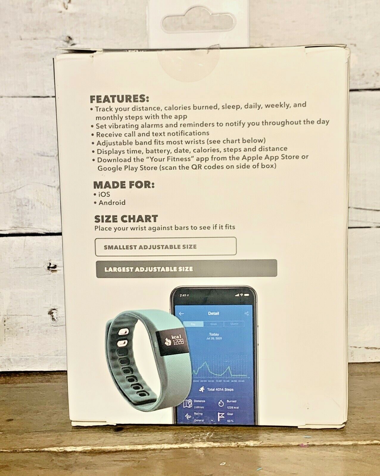 Activity Tracker by GEMS- Tracks Distance, Calories burned, sleep ...