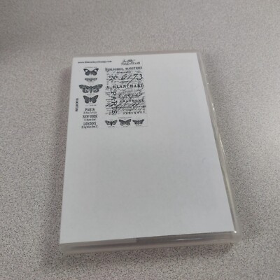 Tim Holtz Stampers Anonymous Papillon Butterfly Stamp Set CMS106 VG+ ...