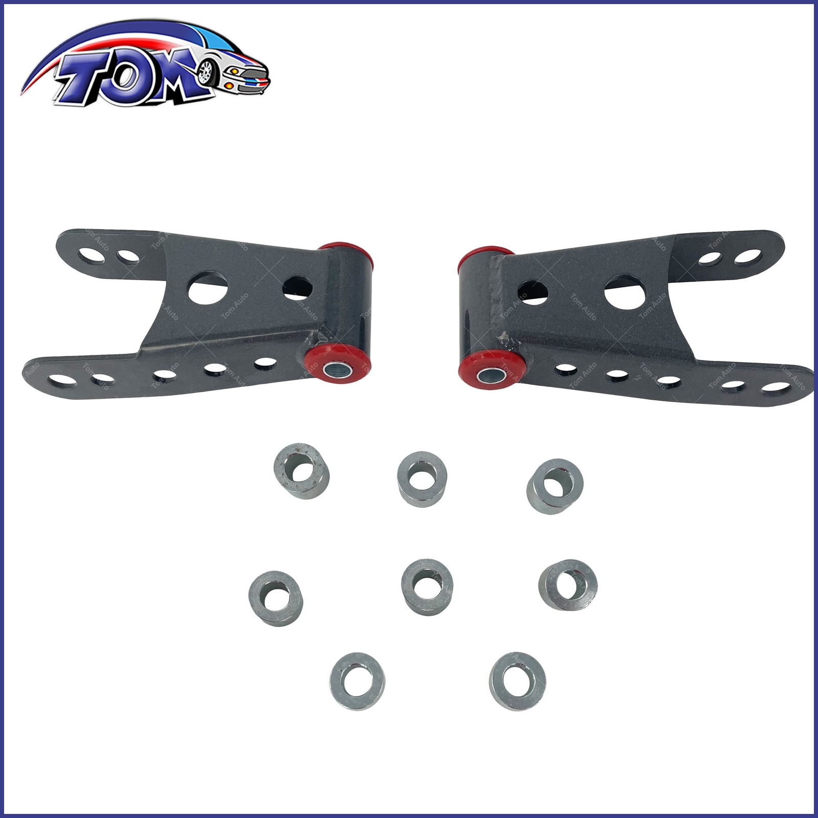 1"-2" Rear Drop Shackle Kit Pair of New For 2015-2020 Ford F-150 2WD ...